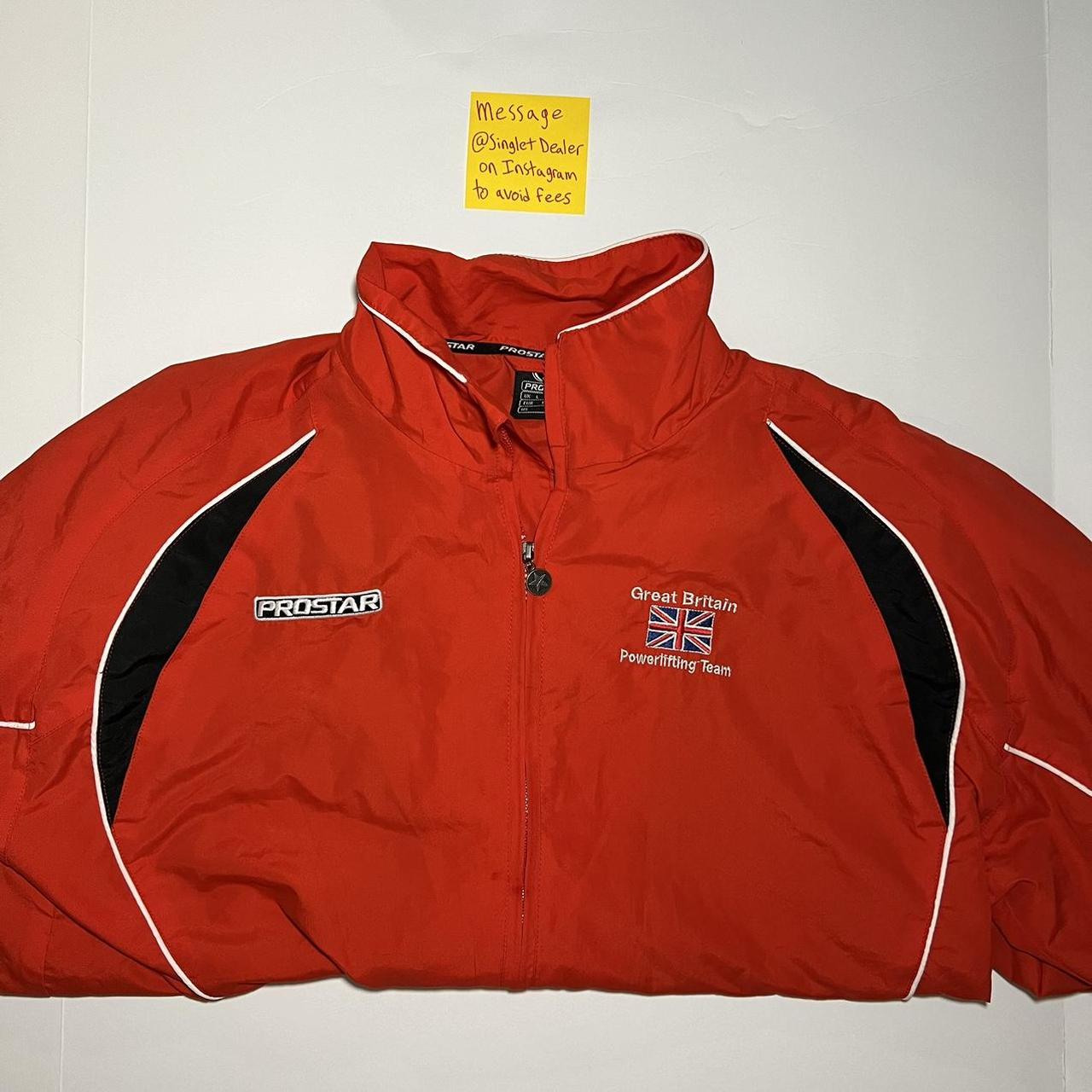 IPF Great Britain Powerlifting Team Jacket Large - Depop