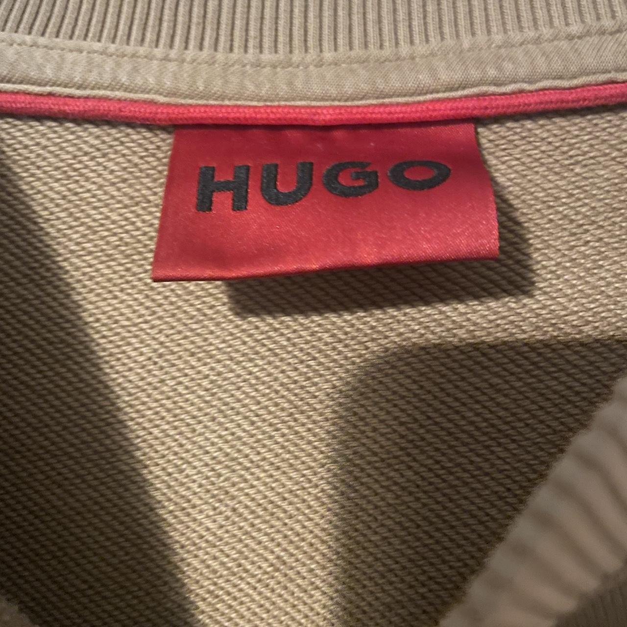 Beige Hugo boss jumper large Bought for £55 - Depop