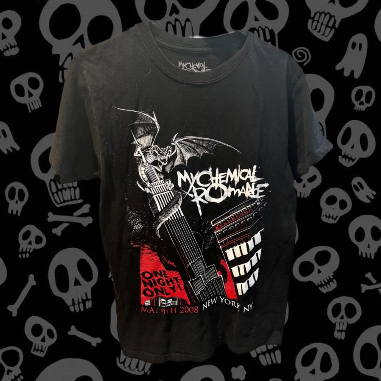 My chemical romance NY tour shirt -only worn once... - Depop