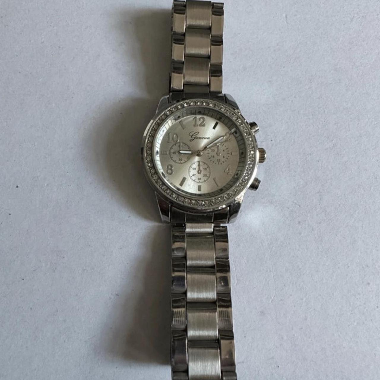 Beautiful chunky watch Working perfectly! #y2k... - Depop