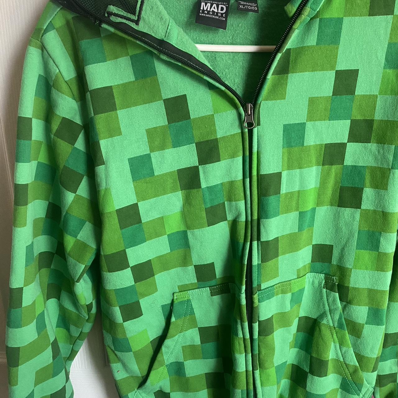 Target boys minecraft jacket⛏️ Size boys XL (Woman’s... - Depop