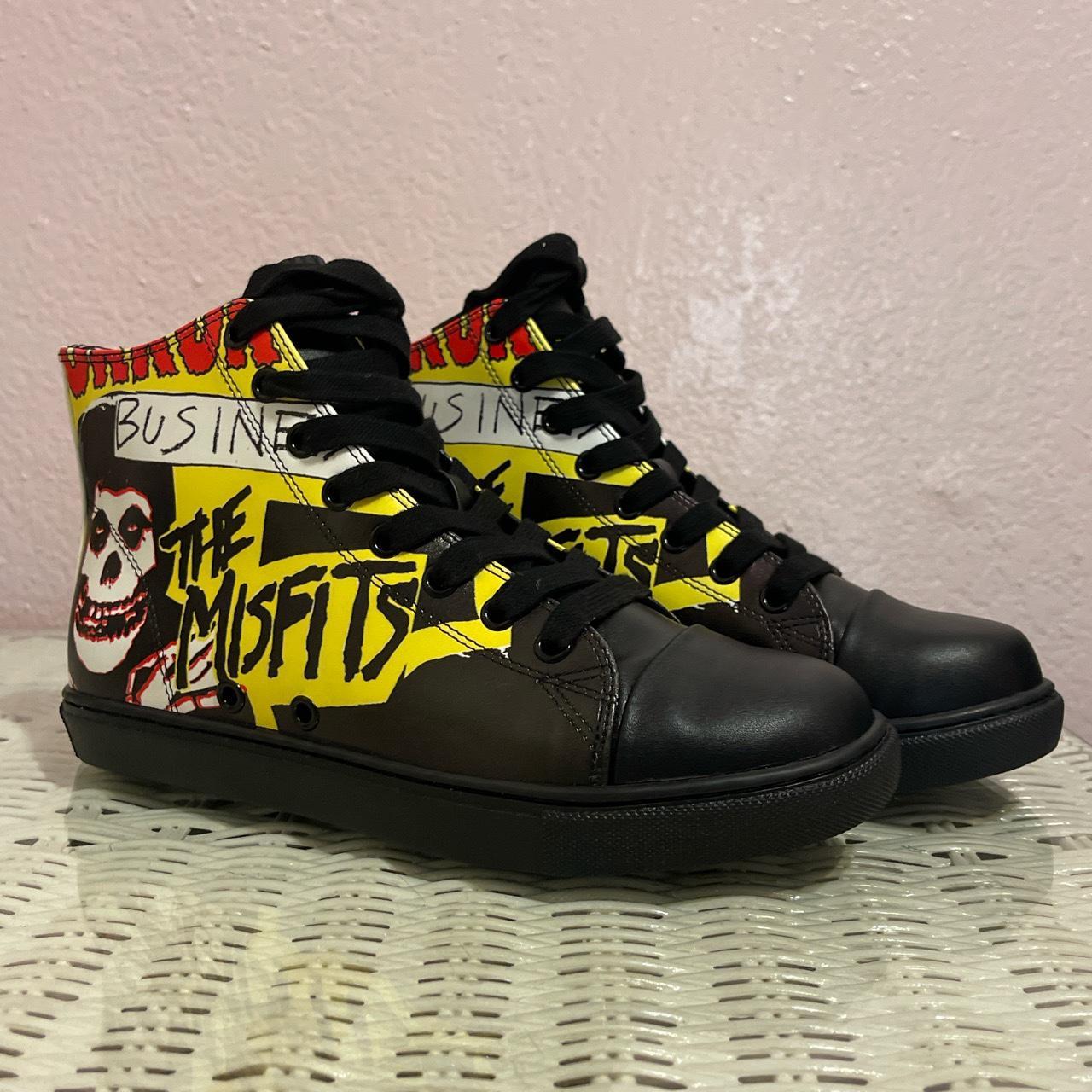 Misfits high tops from strange cvlt #misfits #horror... - Depop