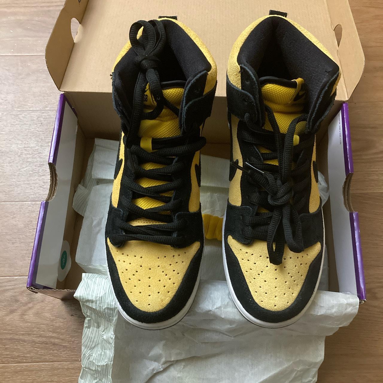 Brand new Nike Sb Dunks High Pros Golden yellow... - Depop