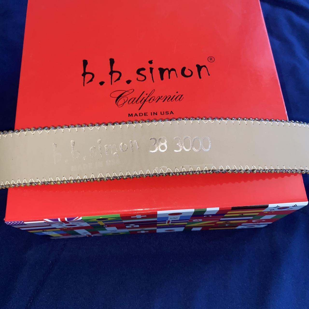 Black Bb Simon Belt Reptilian Skin Size 36 Only Us Depop