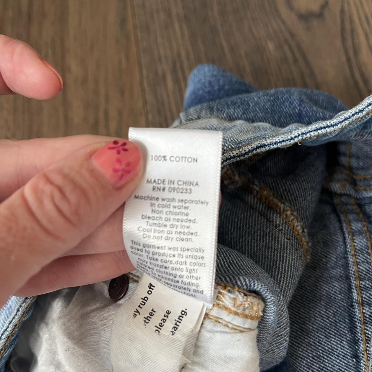 PacSun 2 tone colorblock high rise mom jeans, size ... - Depop