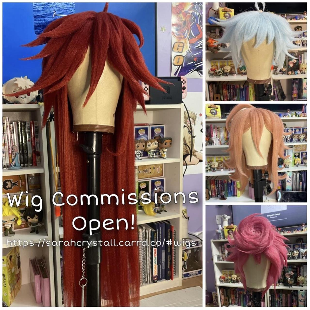 Commissions OPEN Slotting Wigs for March-May ... - Depop