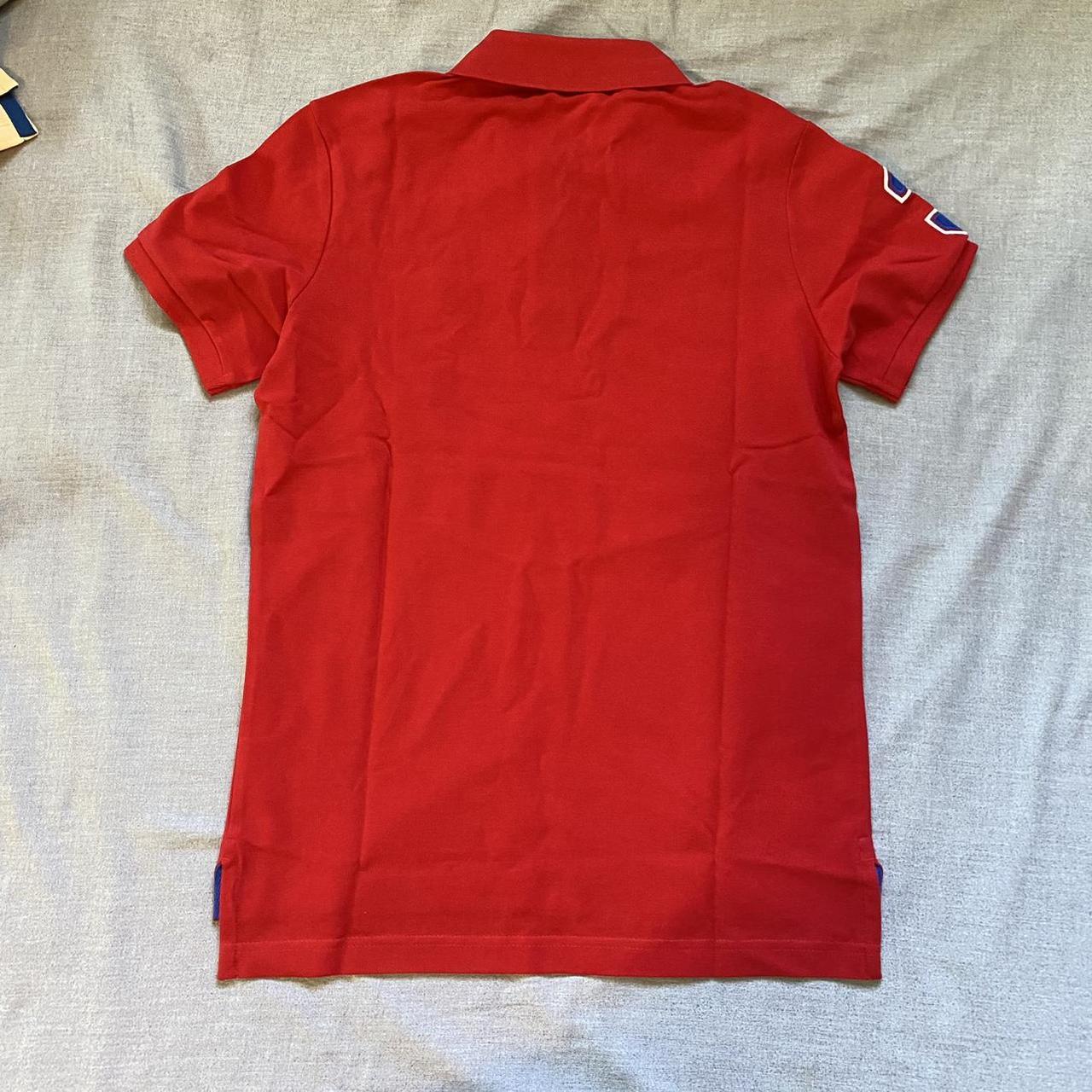 USPA polo shirt tag size s, “slim fit”, “3” patch... - Depop