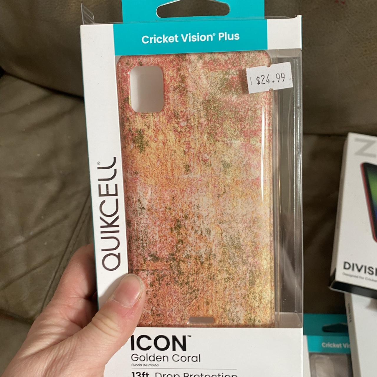 cricket vision plus cell phone case | Depop