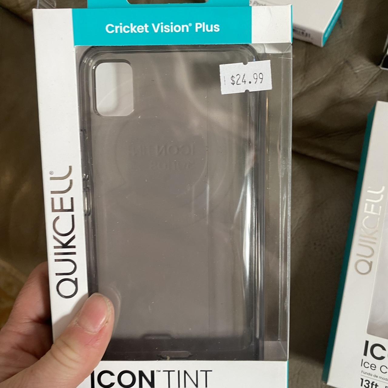cricket vision plus cell phone case | Depop