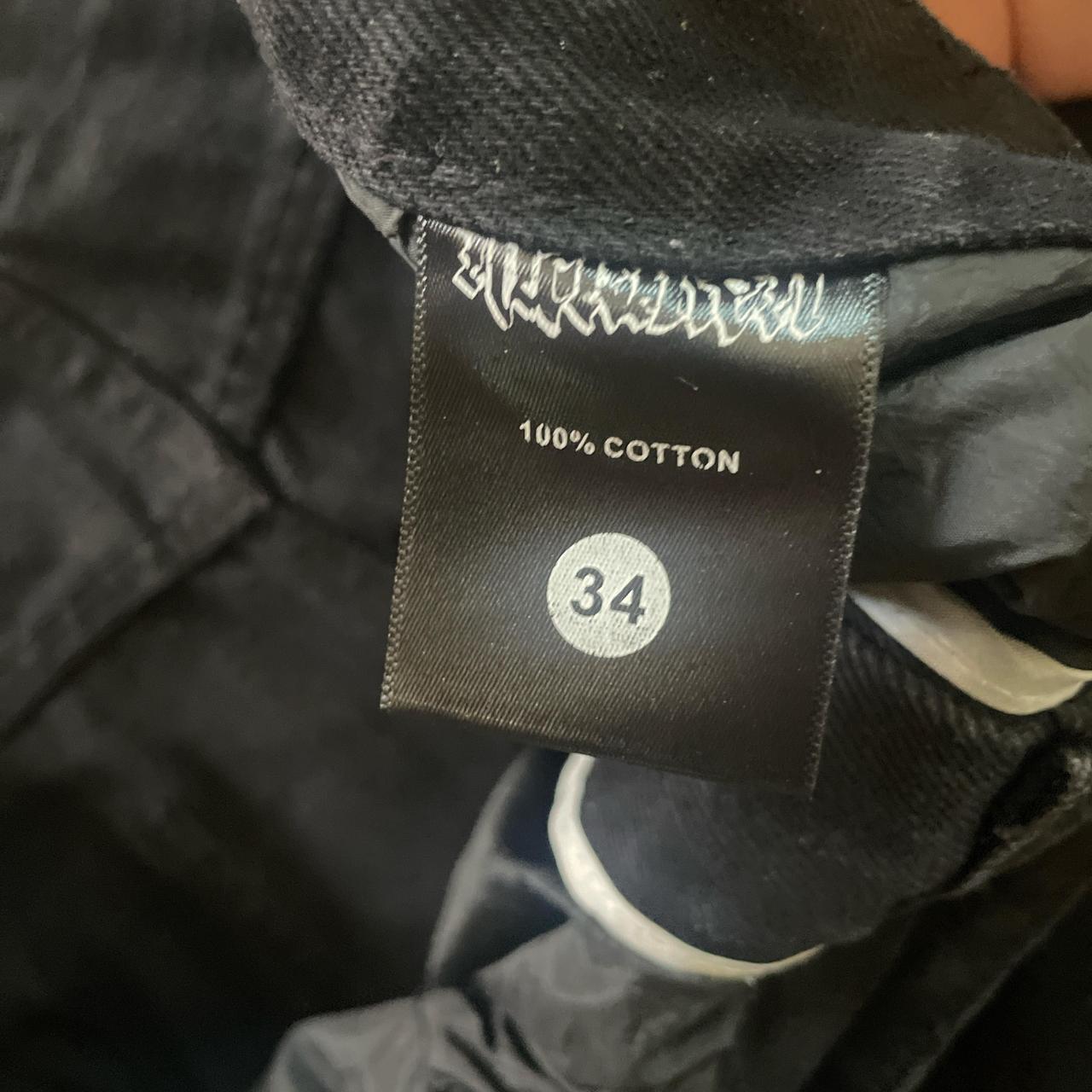 nickitten black barbed wire carpenters very baggy... - Depop