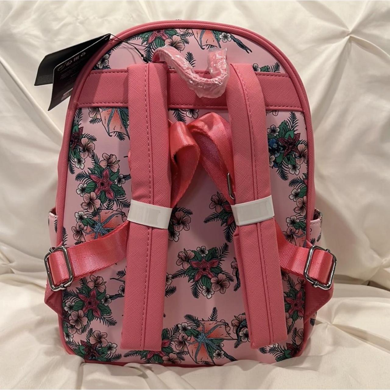 Loungefly Women's Pink and Green Bag | Depop