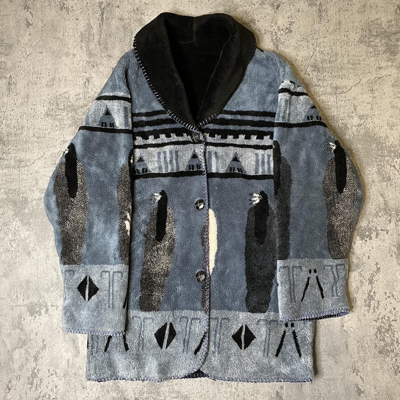 Denali vintage fleece reversible penguin theme -... | Depop