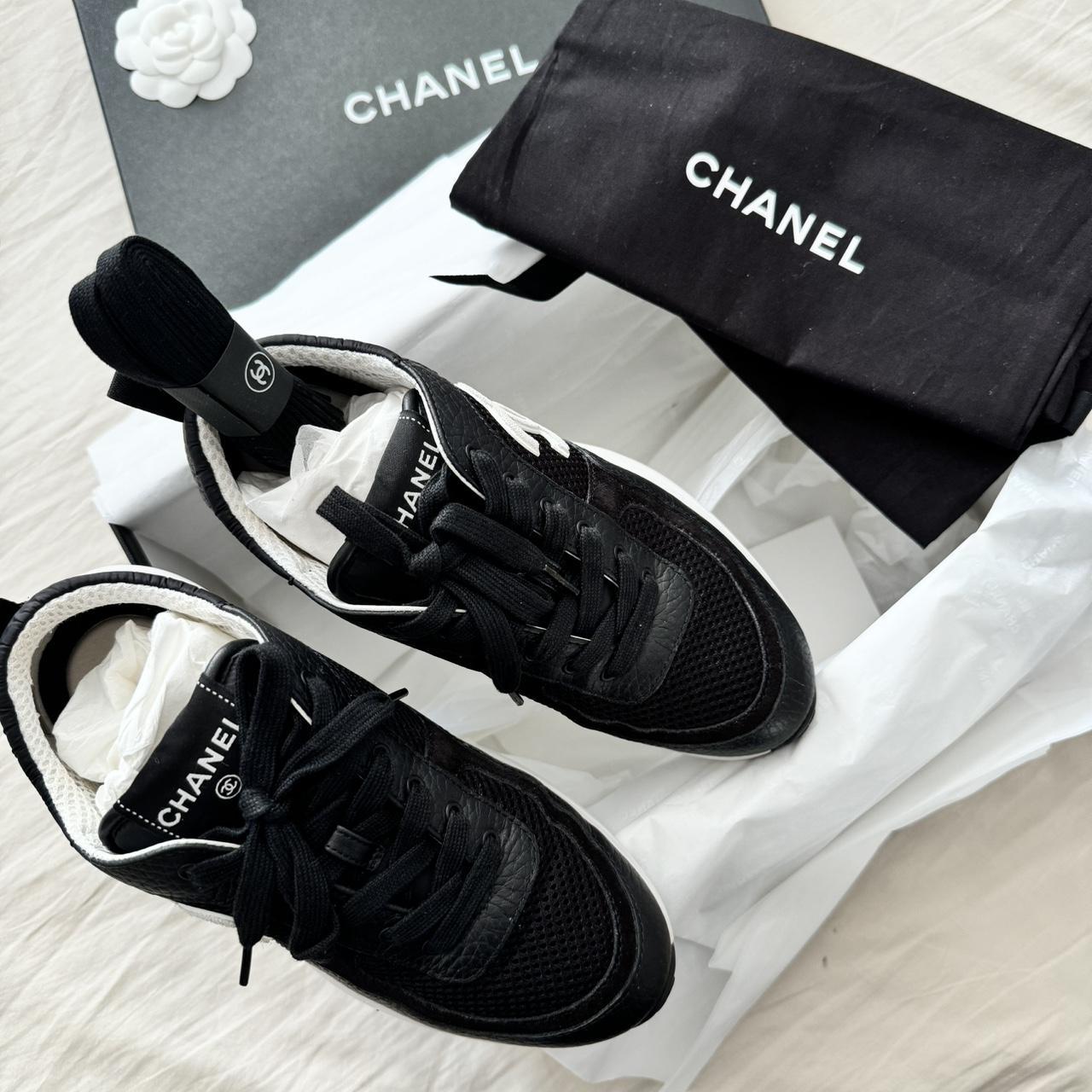 Chanel trainers. Immaculate condition worn couple... - Depop