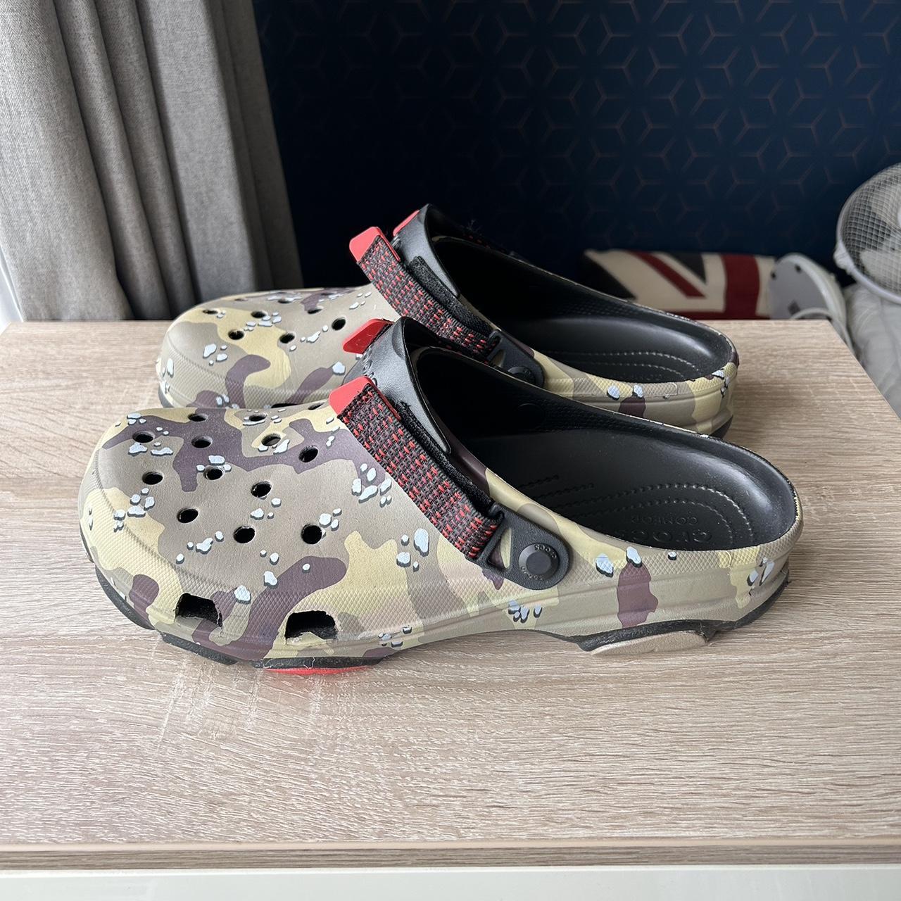 Crocs All-terrain Camo Clog Size 12 UK Colour-... - Depop