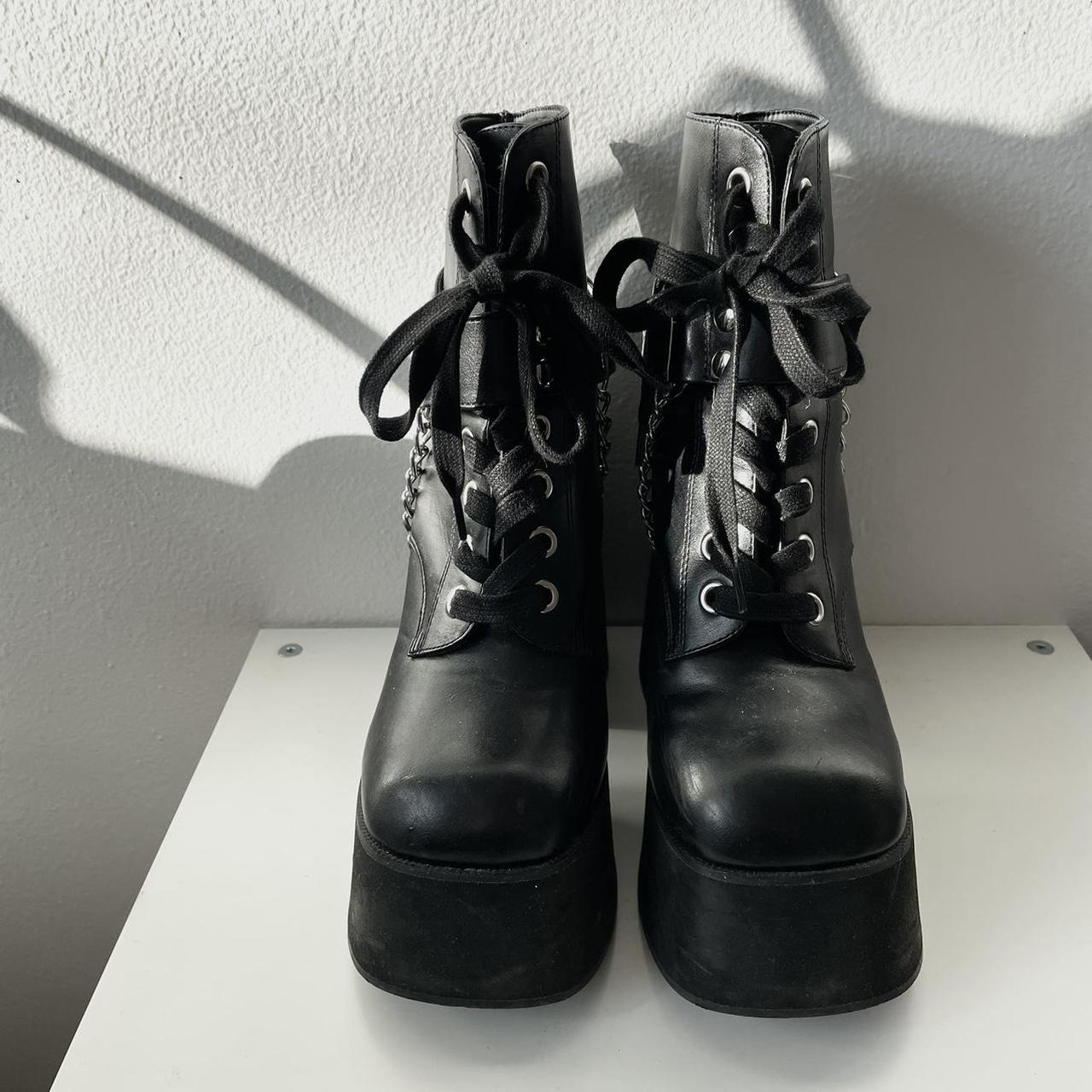 current mood missing link platform boots pls... - Depop