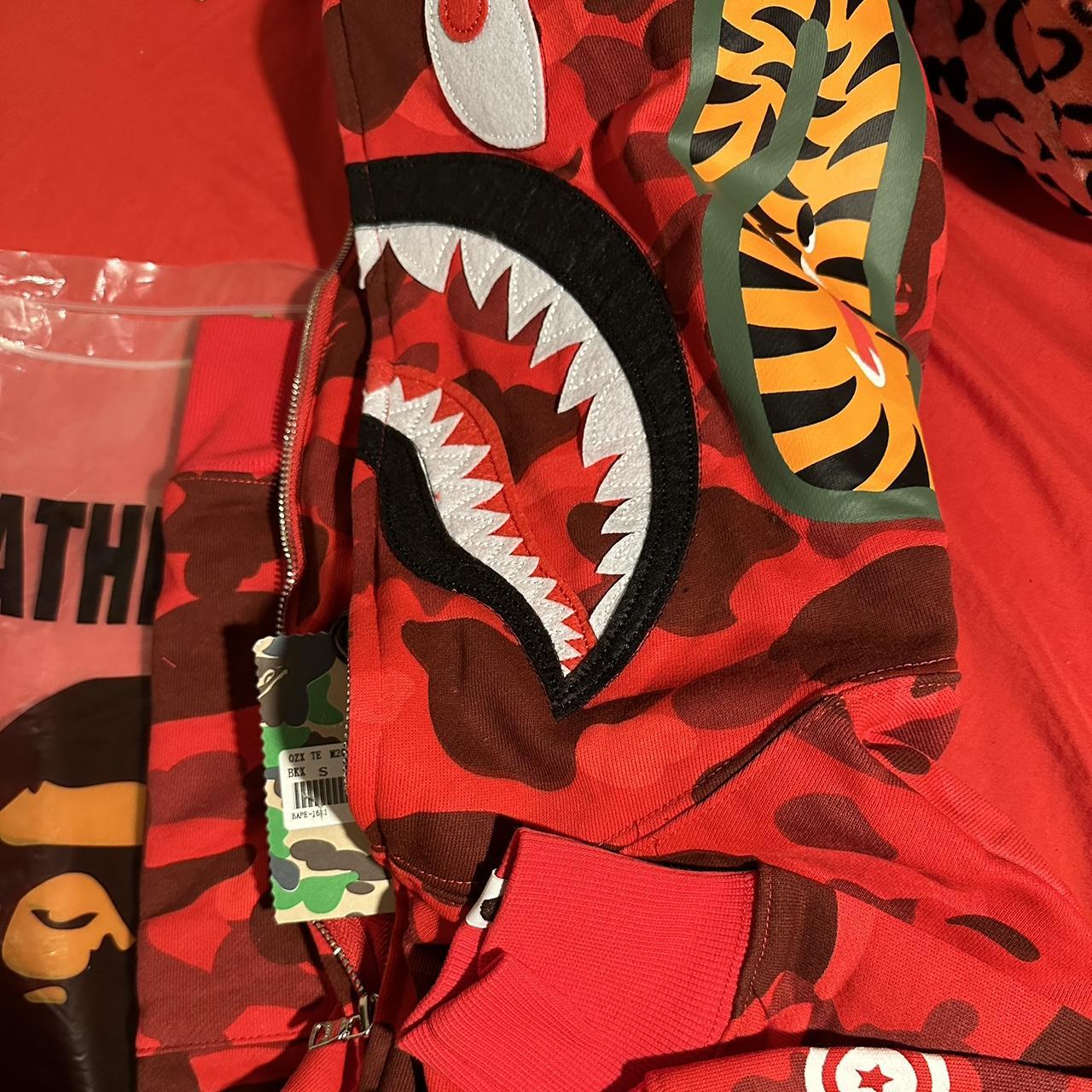 Red Bape Hoodie Open to Offers :) Depop Payments... - Depop