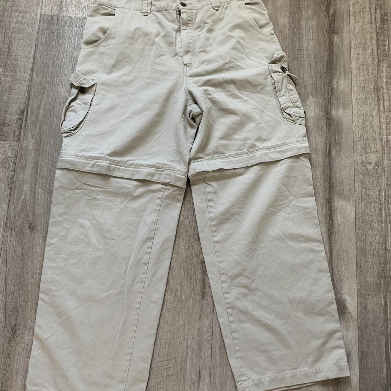 Khaki Cargos Camel Brand Size: 32x32 - Depop