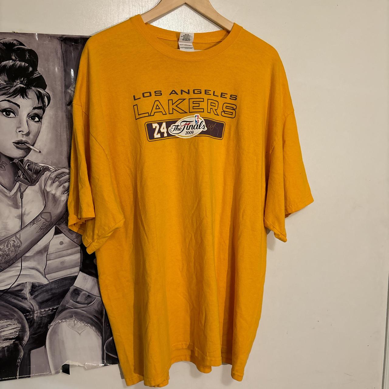2009 Lakers Championship Finals, Kobe Bryant Tee Tag... - Depop