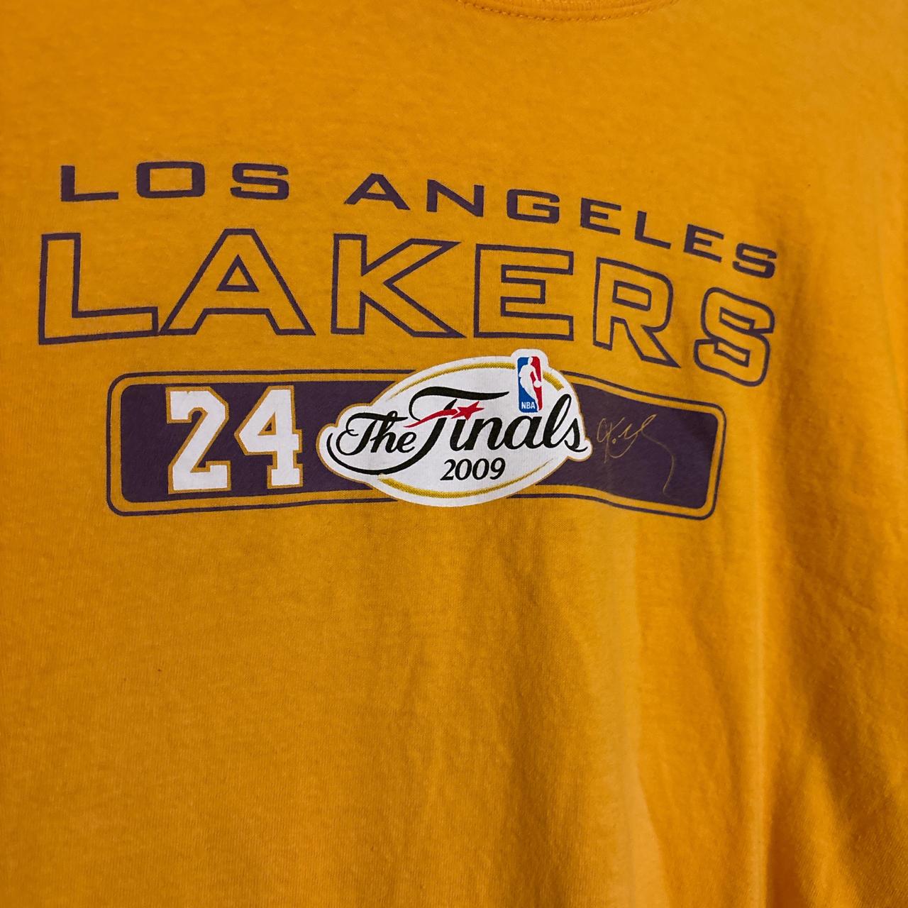 2009 Lakers Championship Finals, Kobe Bryant Tee Tag... - Depop