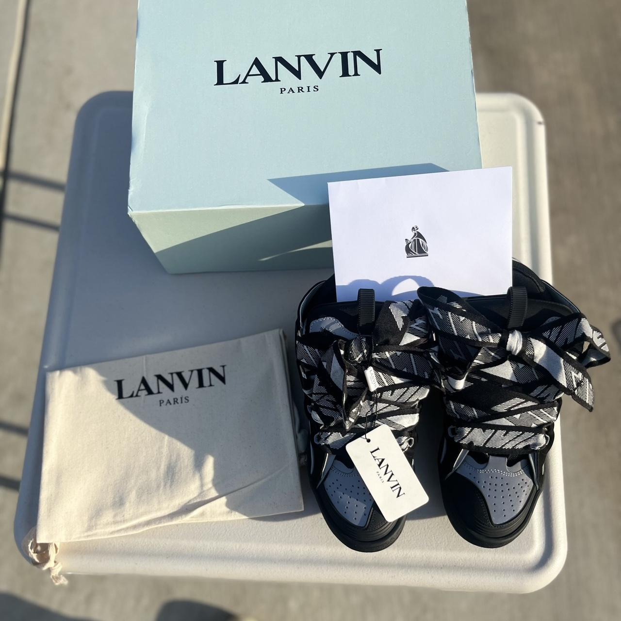 Lanvin Curb reflective sneakers hella cool shoe jus... - Depop