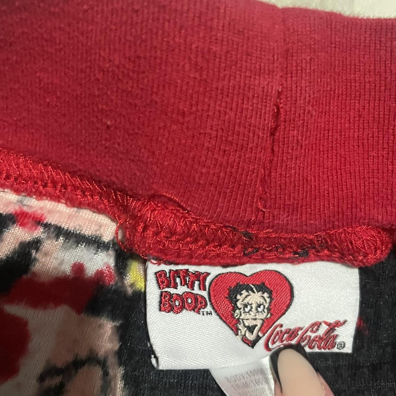 Betty Boop x Coca cola christmas red & black pajama... - Depop