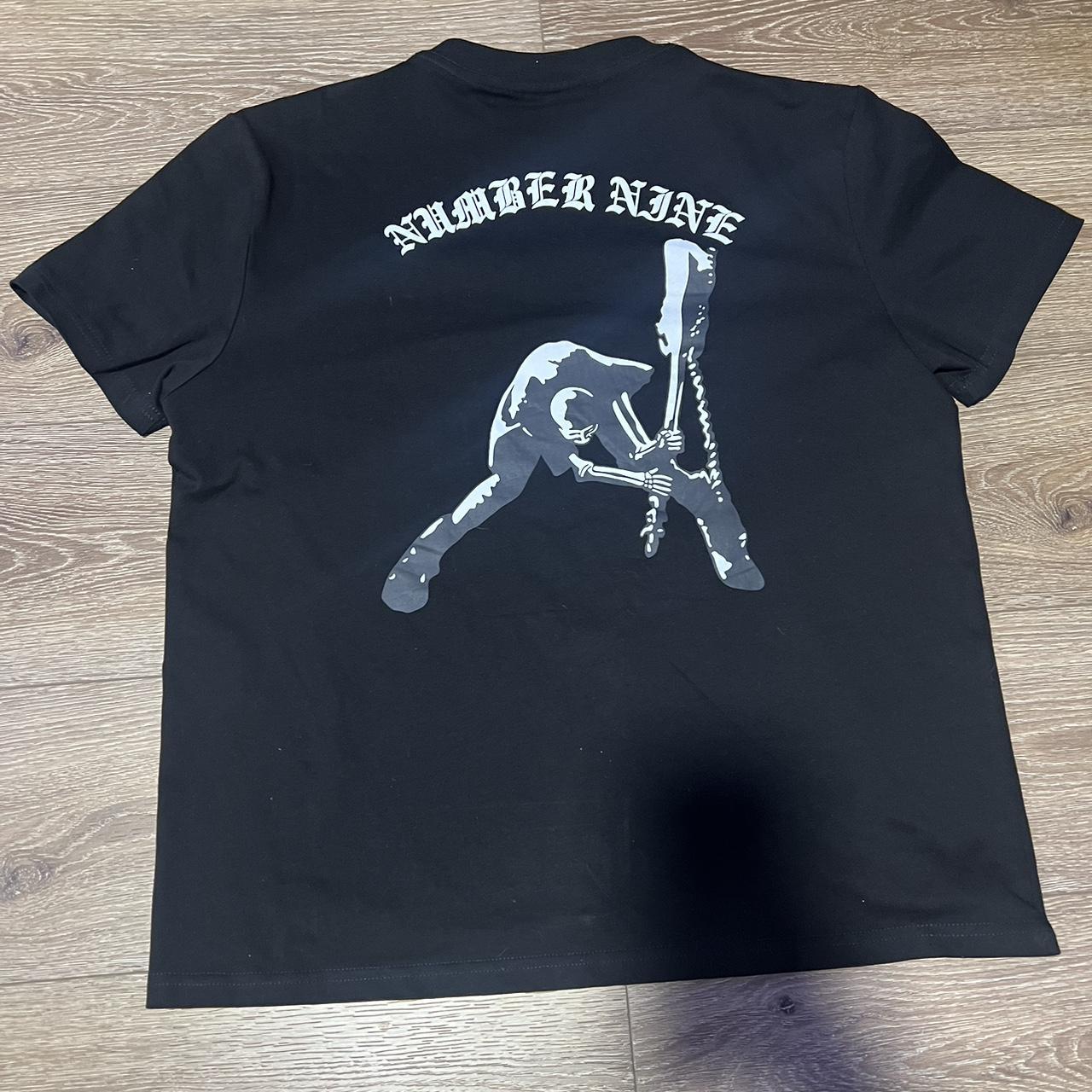 Number Nine “Double Skull Tee” fireee shirt bruhh... - Depop