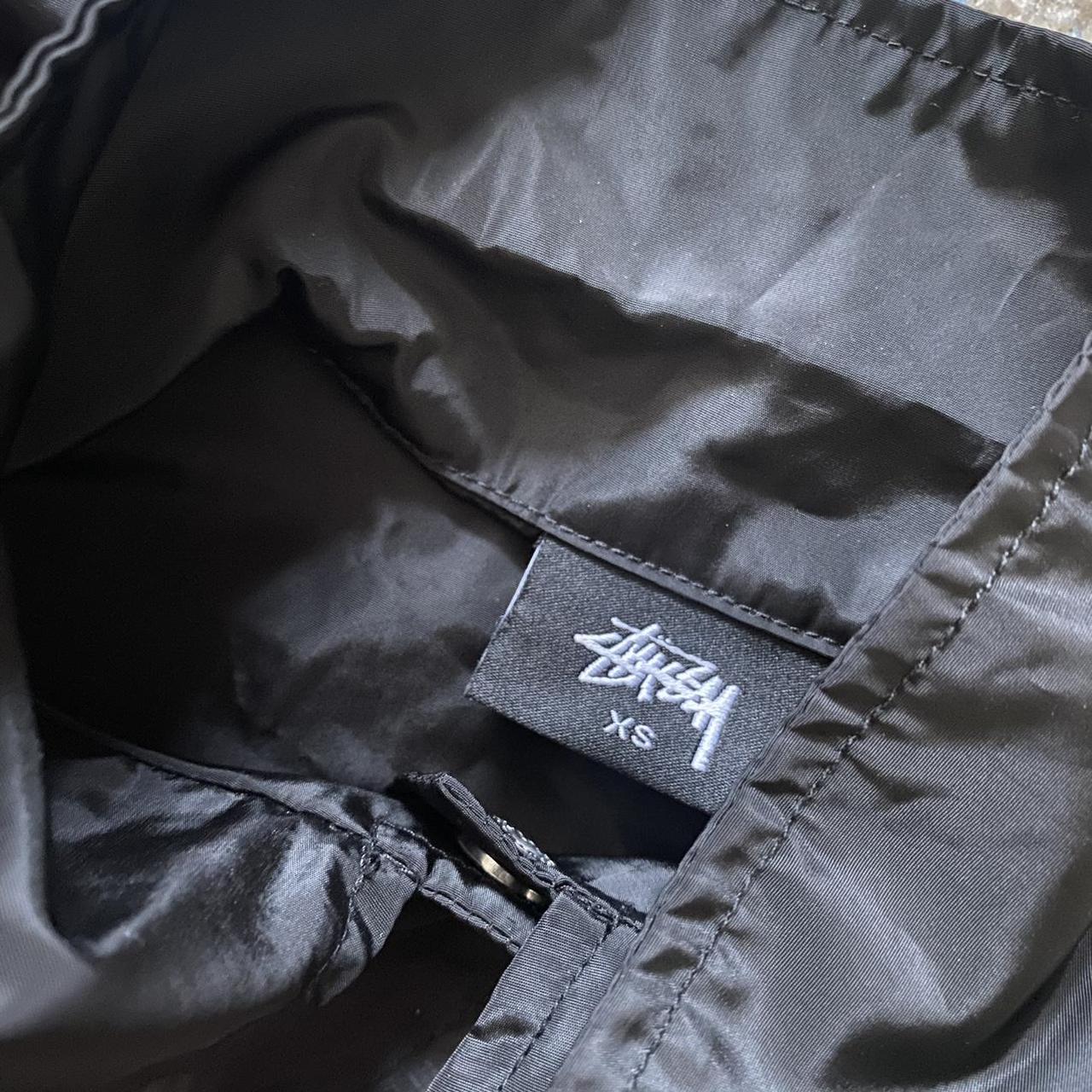 black stussy rain coat in excellent condition.... - Depop