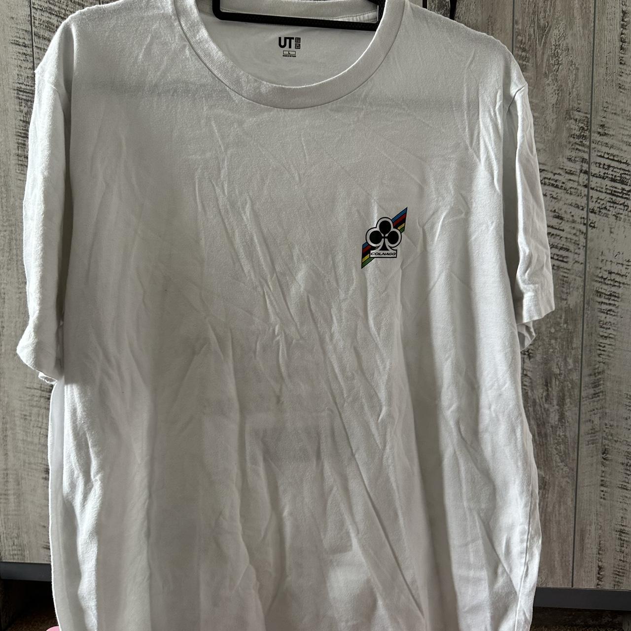 UNIQLO Cycling brand collaboration T-Shirt Rare... - Depop