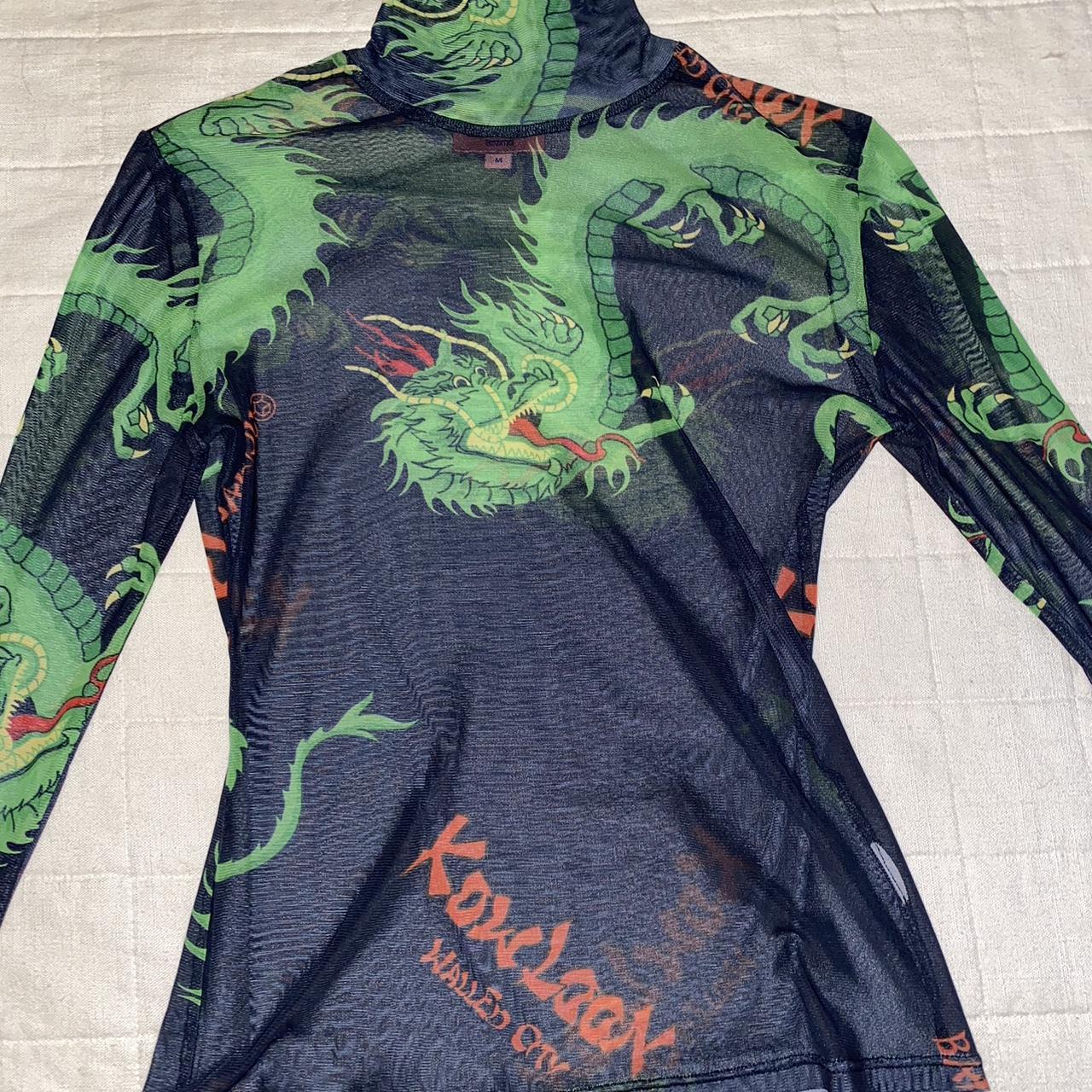 MUKZIN Dragon Mesh Top Very stretchy. With gloves... - Depop