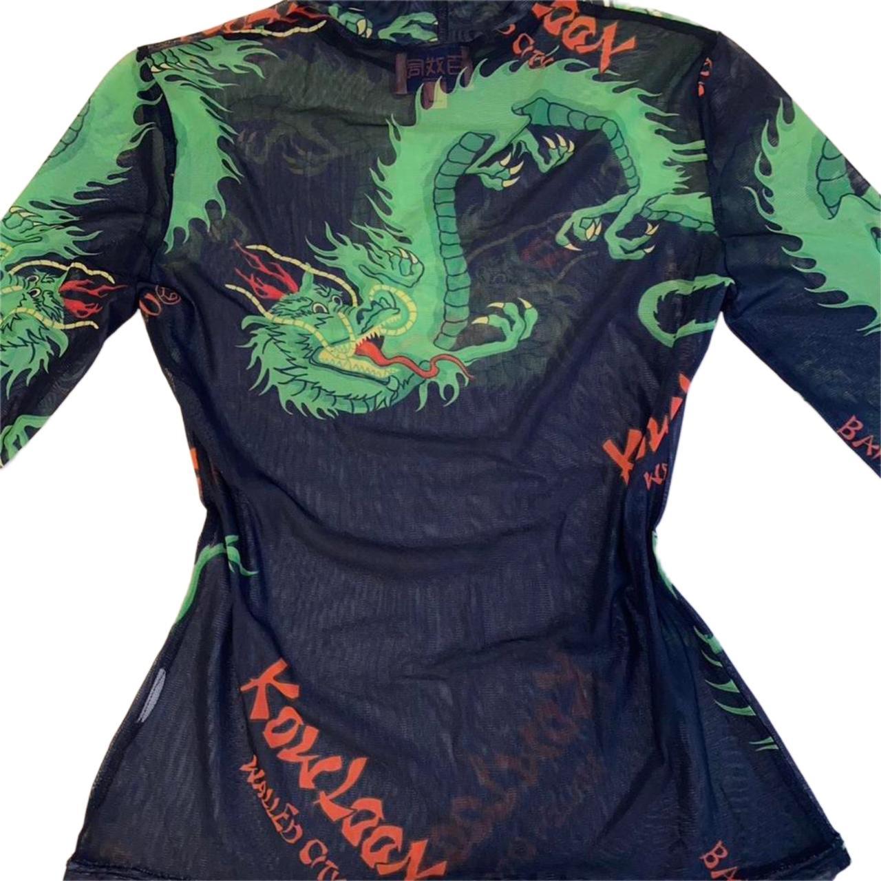 MUKZIN Dragon Mesh Top Very stretchy. With gloves... - Depop