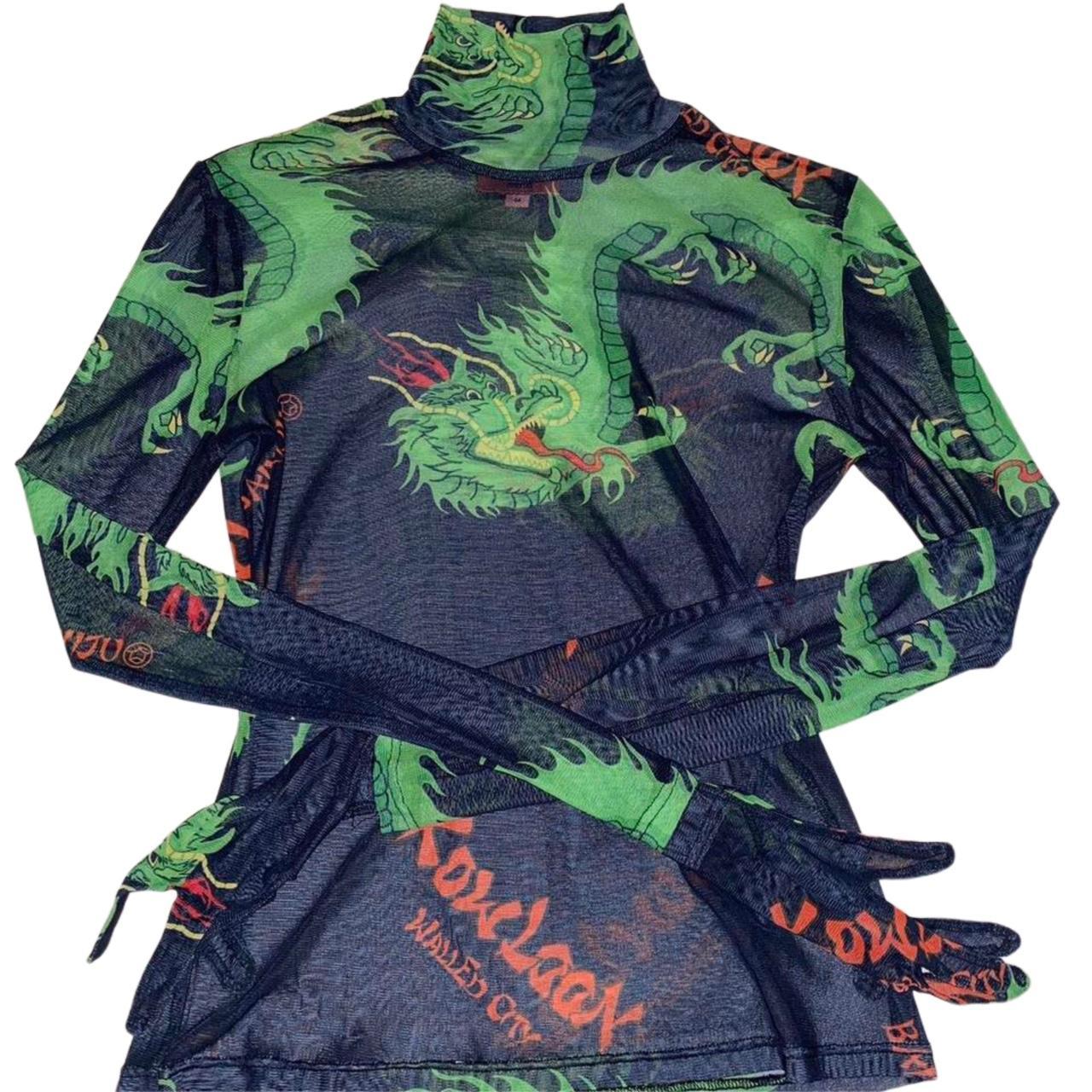 MUKZIN Dragon Mesh Top Very stretchy. With gloves... - Depop
