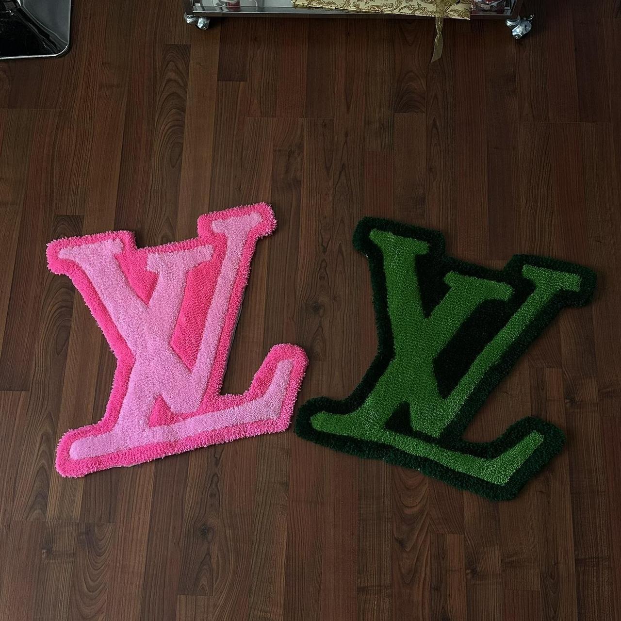 Pink LV Rug | Depop