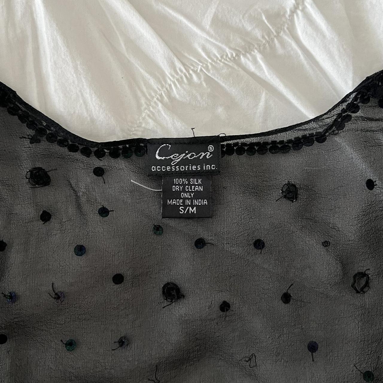 Sheer black sequin shrug 🖤 Perfect for a formal... - Depop