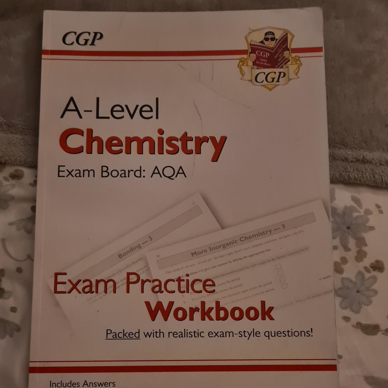 A Level Chemistry AQA Exam Practise Workbook Exam... - Depop
