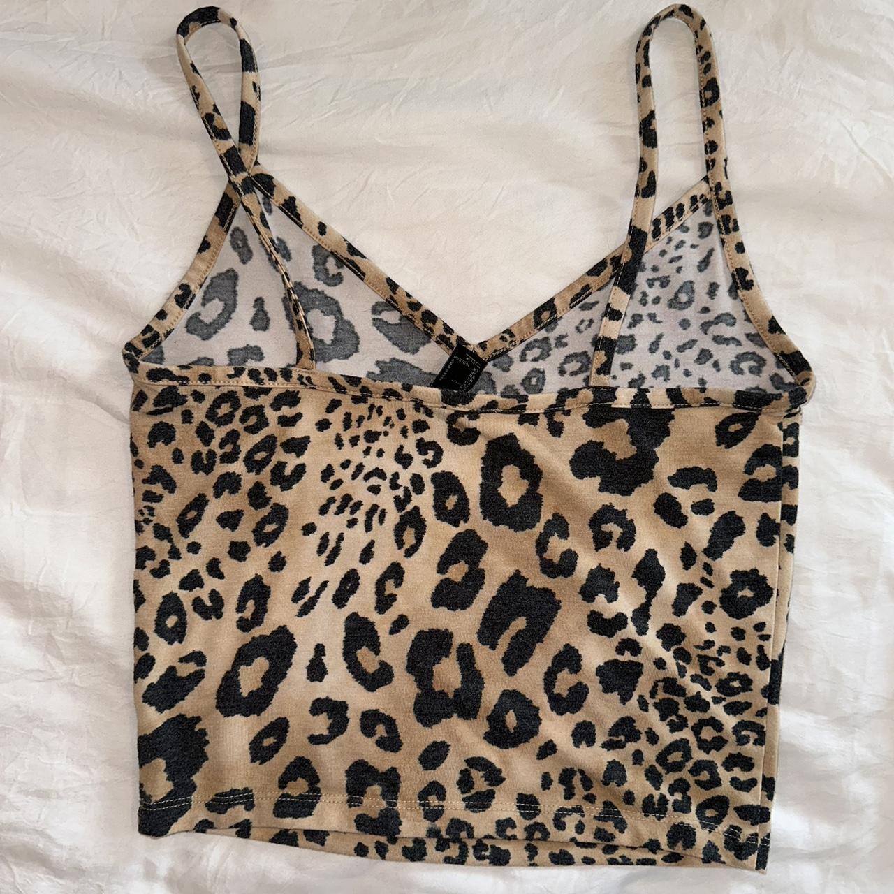 Forever 21 Cheetah Print Tank Top Size Small In... - Depop