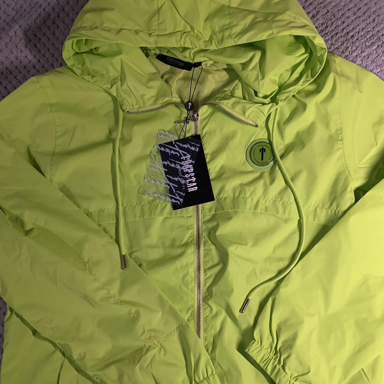 Trapstar London Windbreaker - Lime/Black Brand new... - Depop