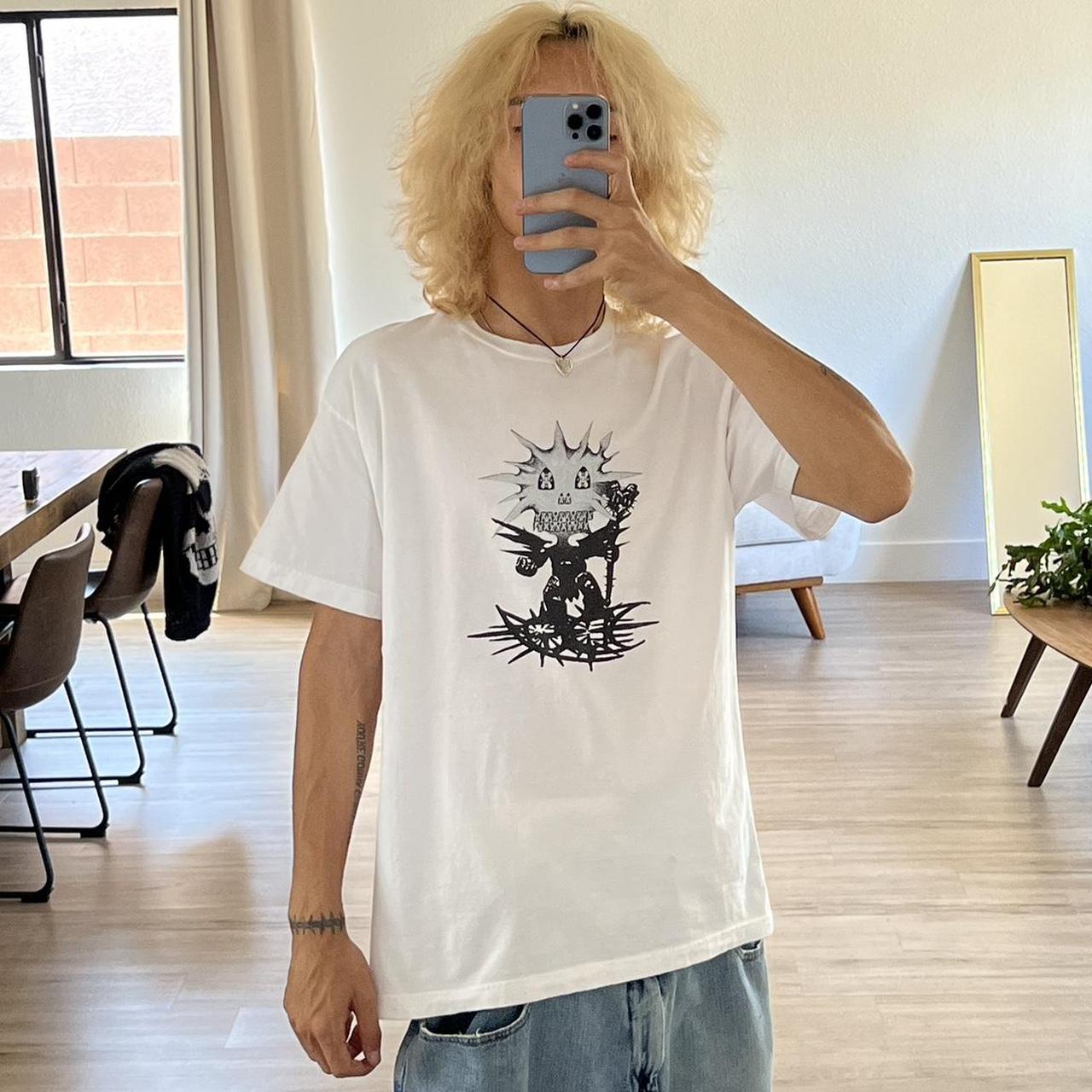 2022 bladee drain gang world tour t shirt... - Depop