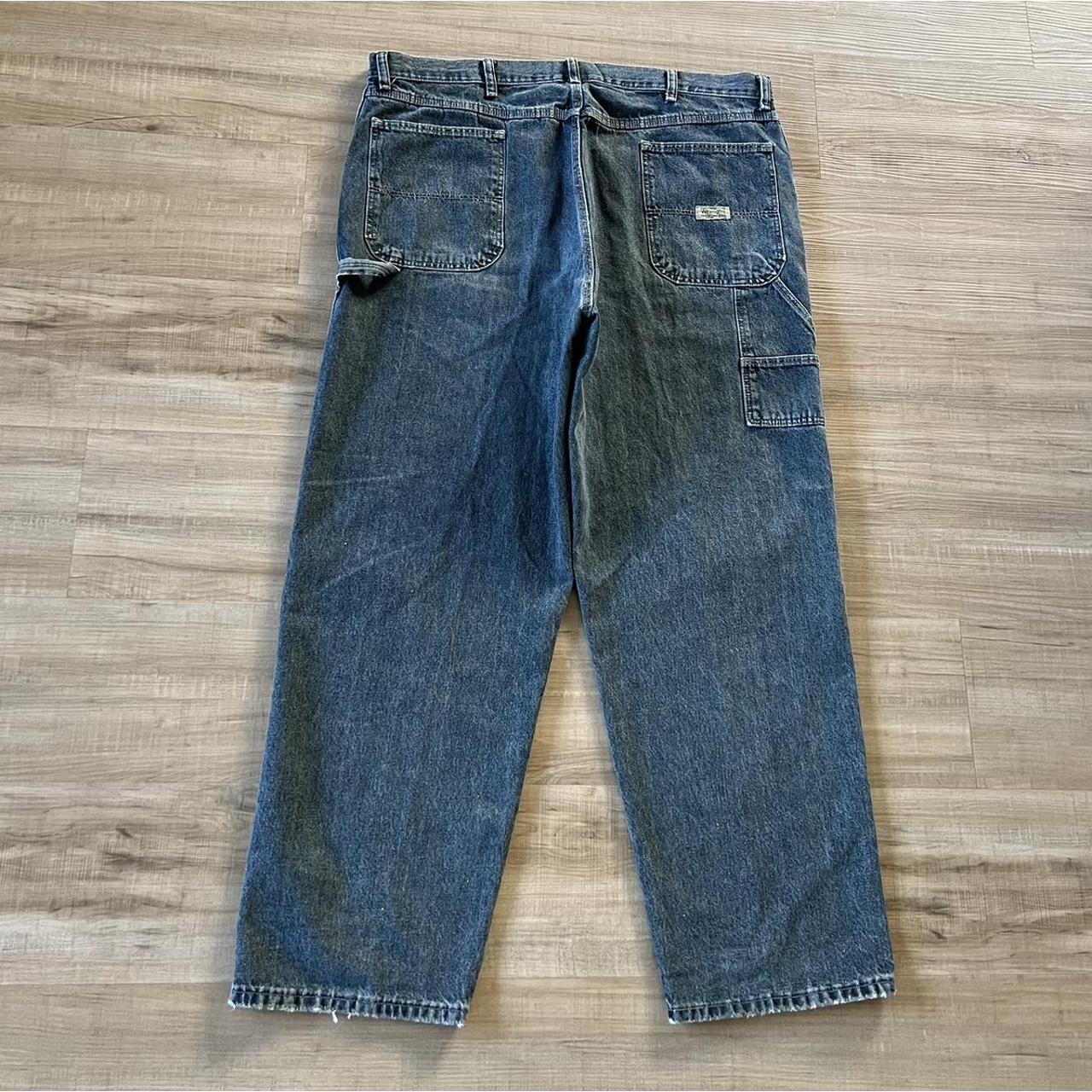 y2k grunge baggy wide leg carpenter loop skater... - Depop