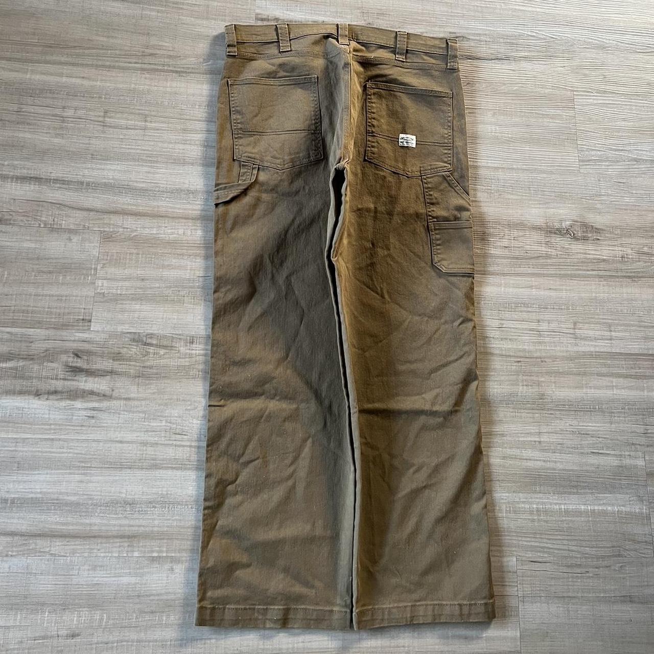 y2k grunge baggy brown carpenter loop skater... - Depop