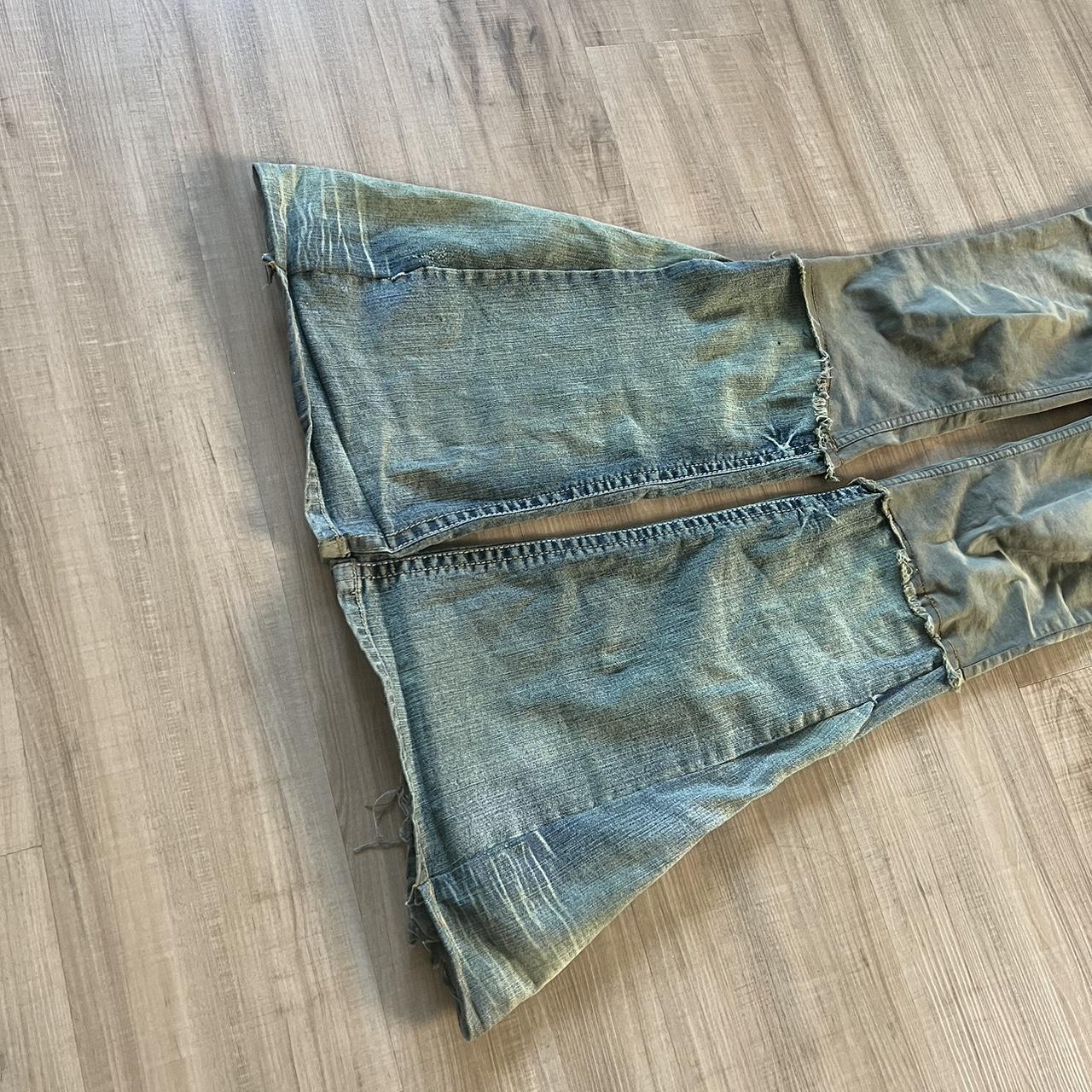 L.G.B. Reconstructed Flare Denim Pants Tagged sz 27... - Depop