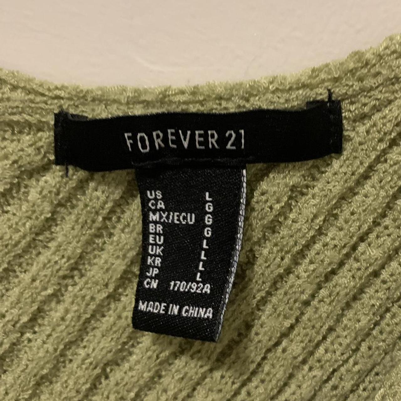 Forever 21 green sweater tank!💚 Size Large bought it... - Depop