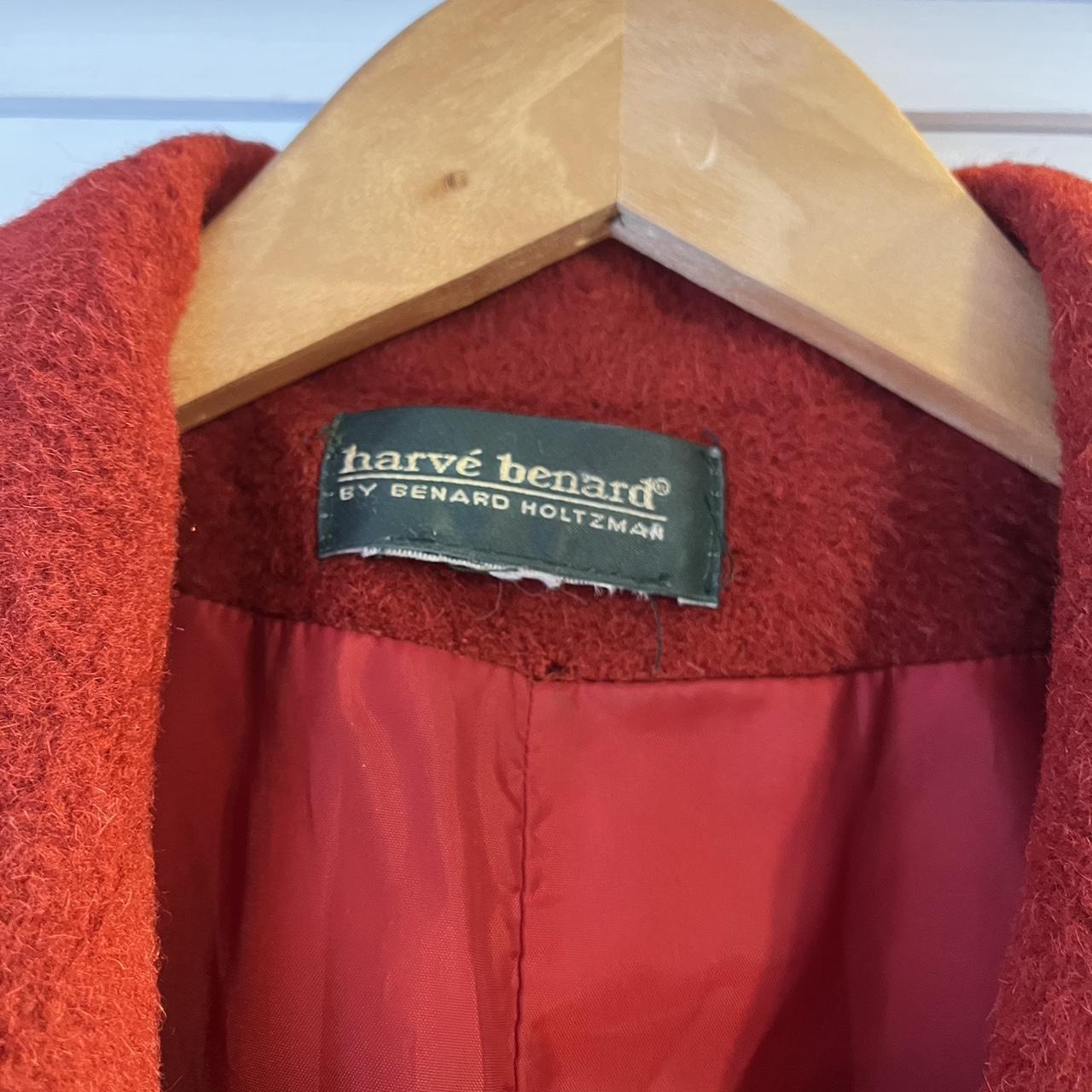 Deep red, Harve Benard blazer/coat. There’s some... - Depop