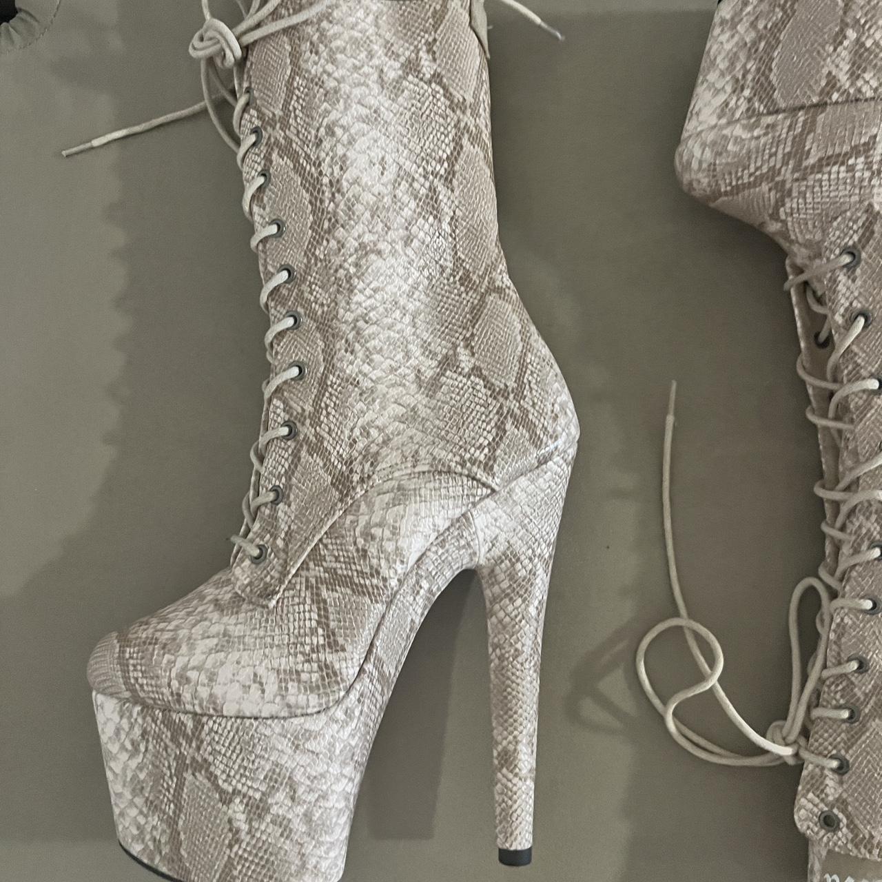 Hella heels size 37. Worn for a semester at pole... - Depop