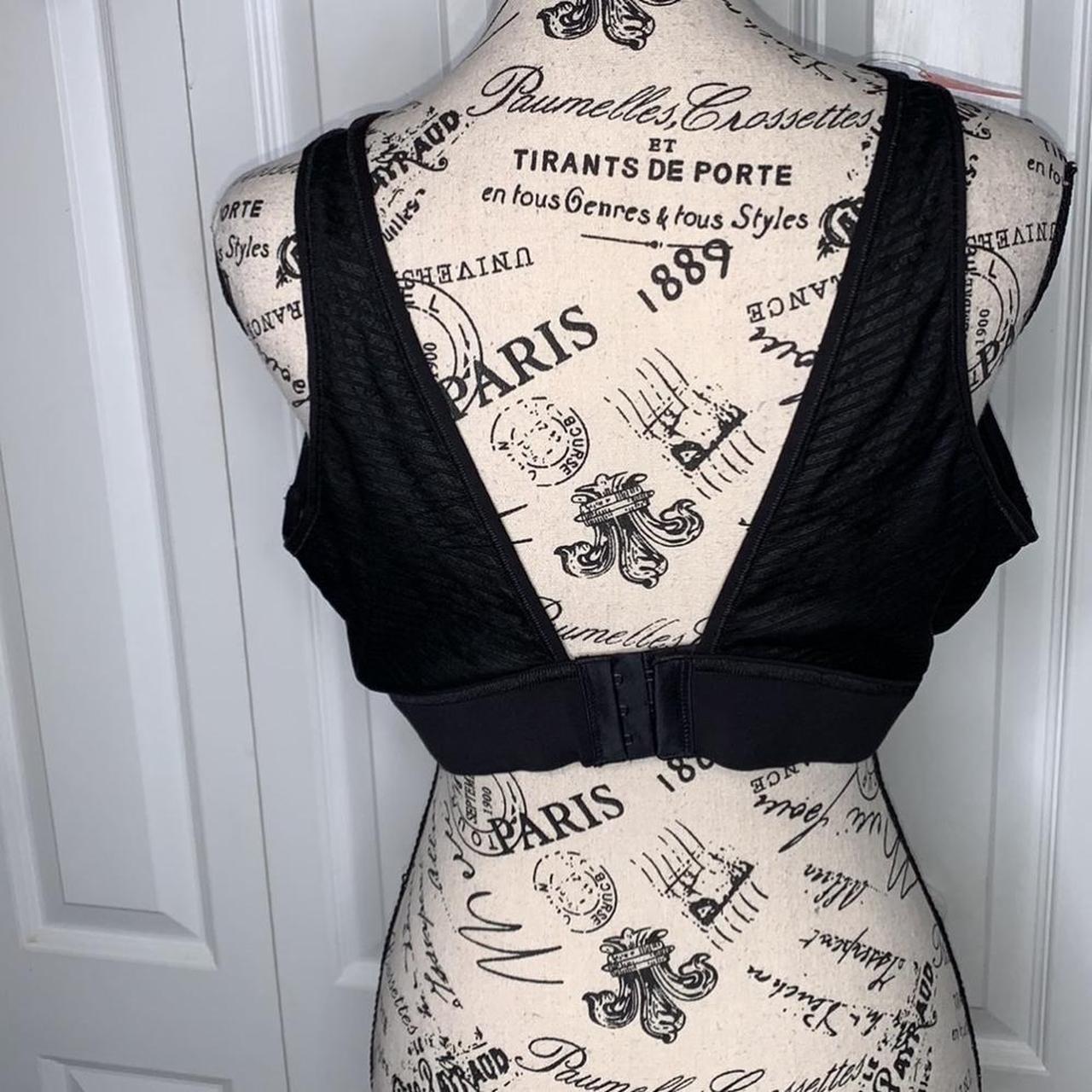 Jockey Forever Fit Bra Black Size XXL 93% Modal 7%... - Depop