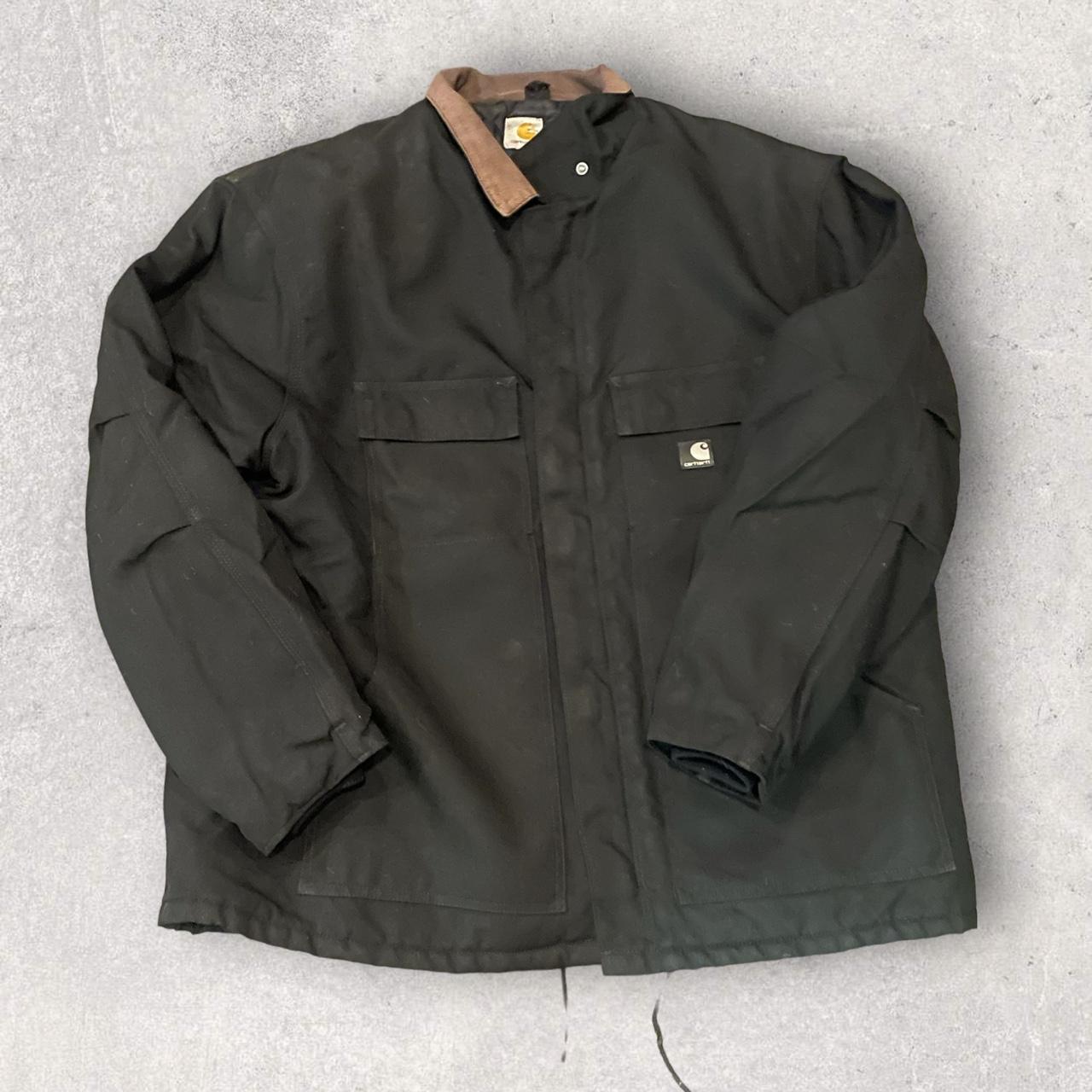 Carhartt Black Workwear Jacket Men’s Size XL Black... - Depop