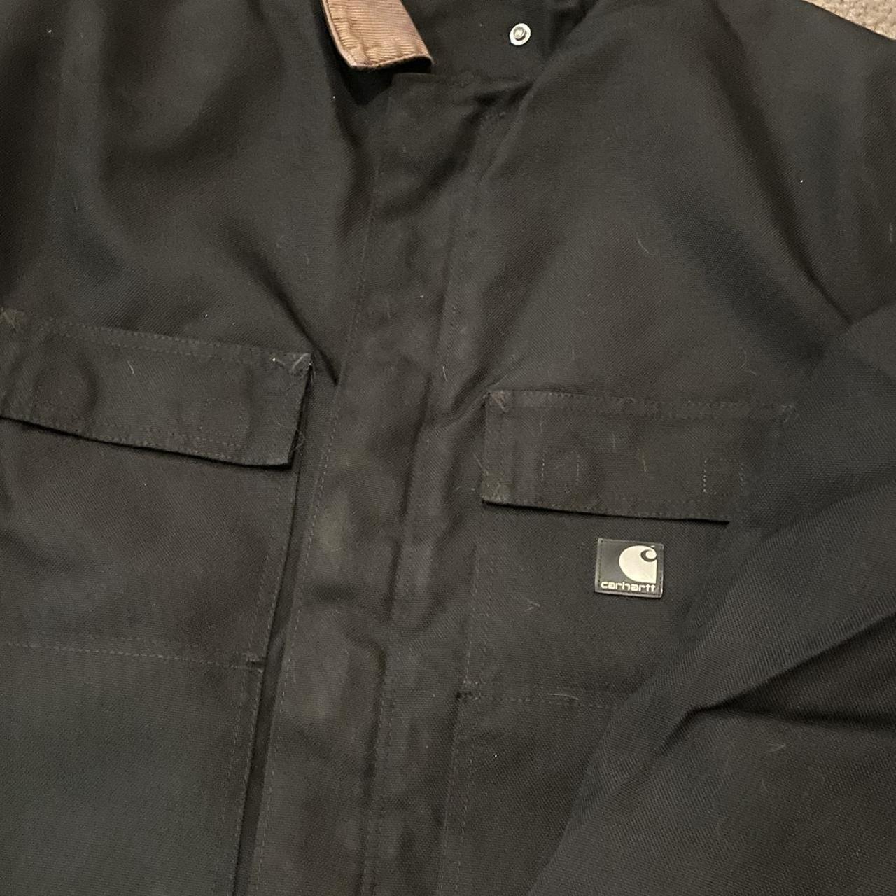 Carhartt Black Workwear Jacket Men’s Size XL Black... - Depop