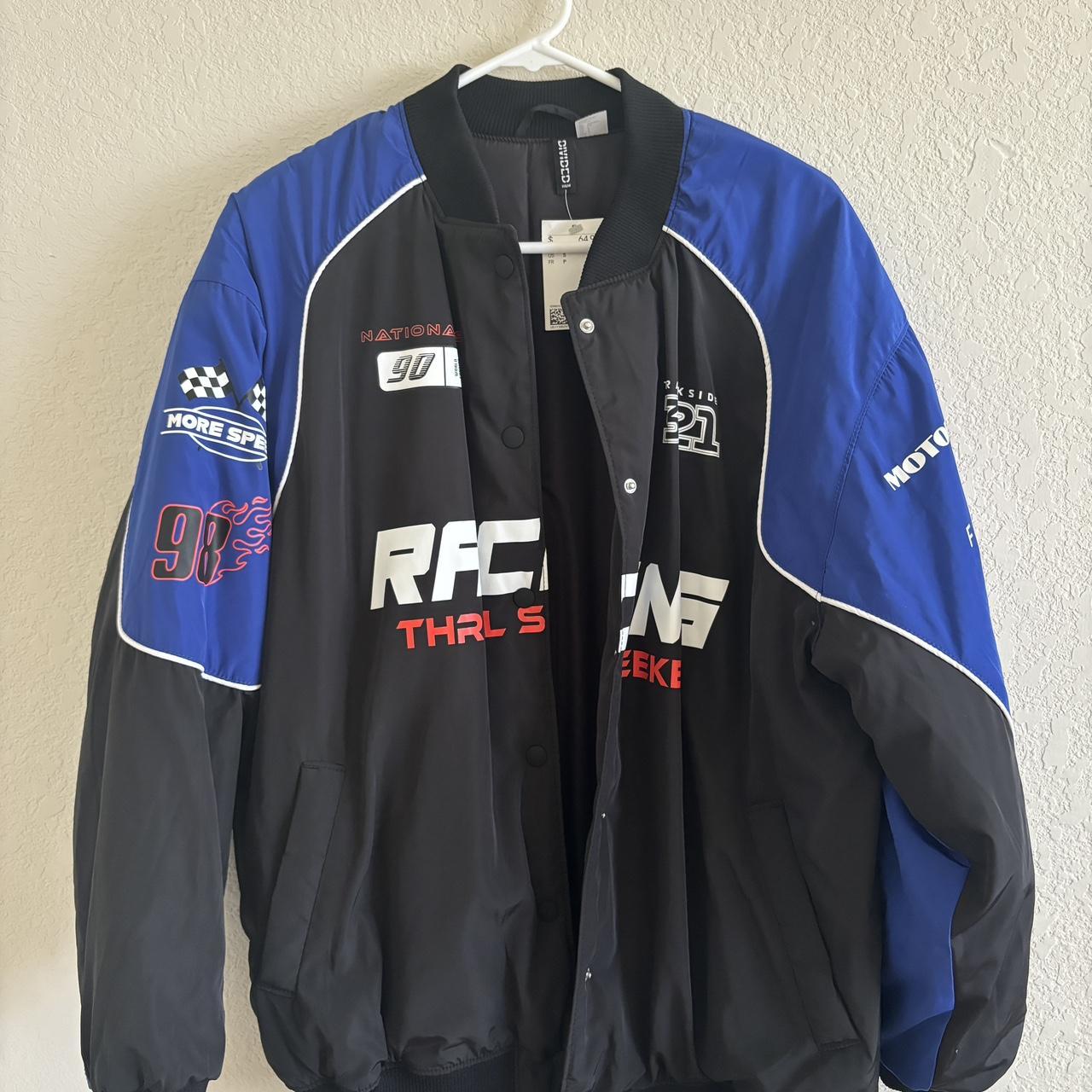 oversized h&m racing jacket NWT #f1 #racingjacket... - Depop