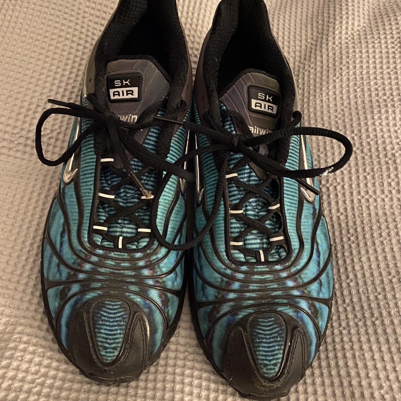 Nike x skepta tailwinds blue UK 11 decent... - Depop