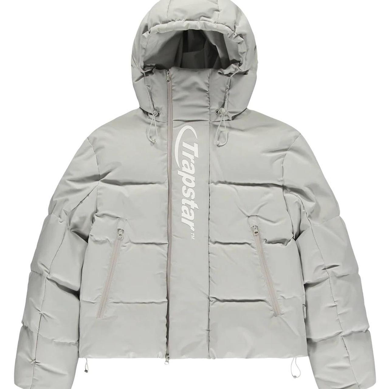 GREY HYPERDRIVE TRAPSTAR COAT SIZE M PROOF OF... - Depop