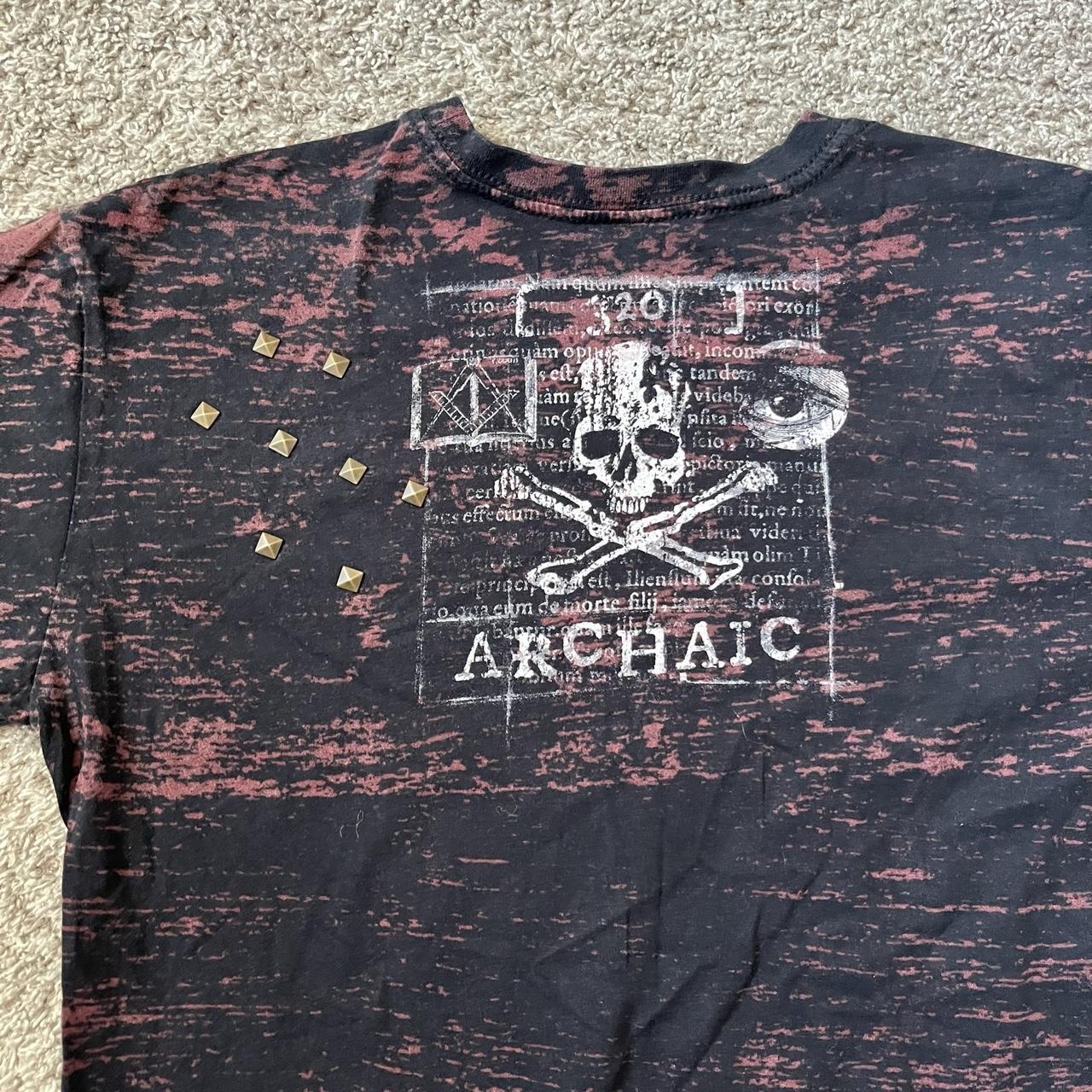 Super sick y2k archaic tee, dm me with any... - Depop